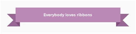 Create Pure Css 3d Ribbon