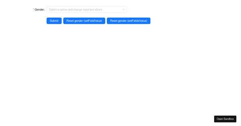 Select Hasfeedback Weird Behaviour Codesandbox
