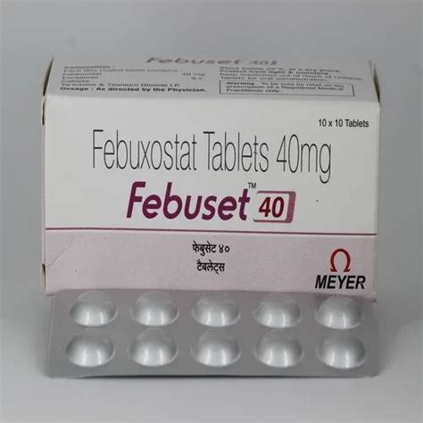 40 Mg Febuset Tablet At ₹ 215box Uloric In Chennai Id 25952308733