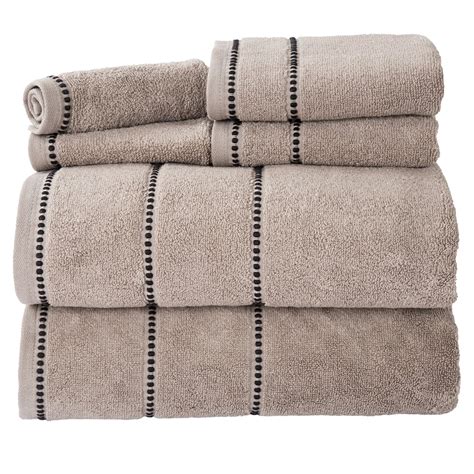 6pc Towel Set 525gsm 100 Cotton Bathroom Essentials With