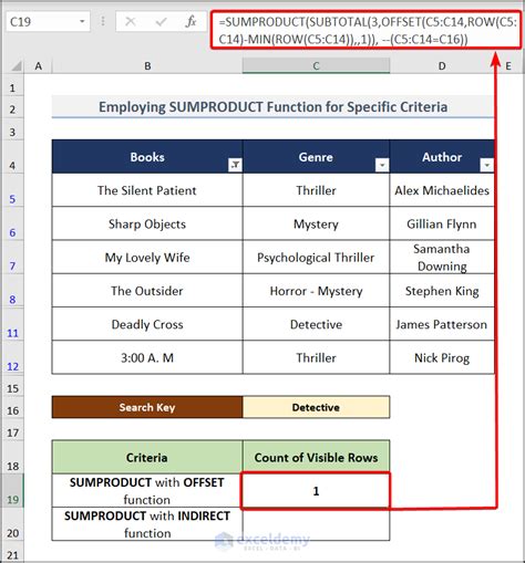 How To Count Visible Rows In Excel 3 Suitable Methods