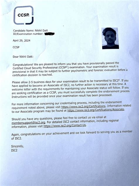 Nikhil Datt On Linkedin Ccsp Cloudsecurity Cybersecurity Certification Isc2