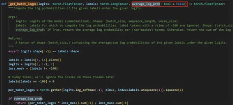 Questions About The Averagelogprob Parameter · Issue 44 · Eric Mitchelldirect Preference