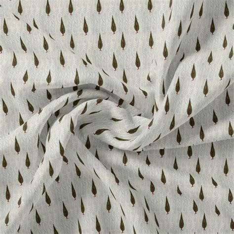 Cantera Leaves Pure Cotton Printed Fabric Material At Rs 42000
