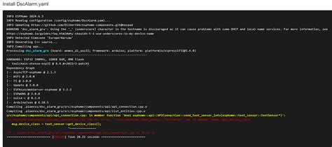 Problem With Dsc Alarm After Update Esphome Esphome Home Assistant Community