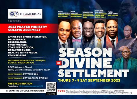 Solemn Assembly Rccg The Americas
