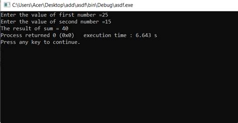 C Program To Find Sum Of Two Numbers ।। কি বোর্ডের মাধ্যমে দুটি পূর্ণ সংখ্যার ইনপুট নিয়ে তাদের