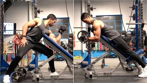 Prone Incline Dumbbell Pronated Spider Curls