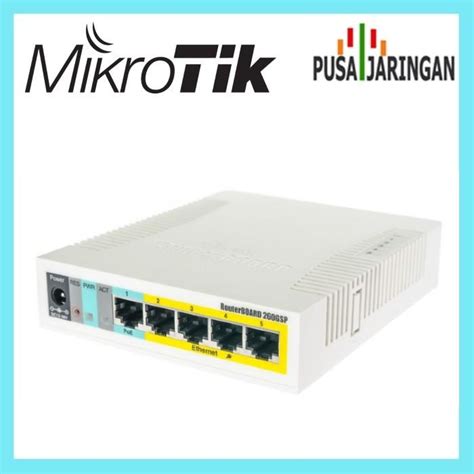 Jual Mikrotik Rb Gsp Switch Gigabit Port Sfp Cage Swos Psu Poe
