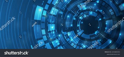 Quantum Processing Deep Learning Artificial Intelligence Stock Vector