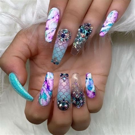 Mermaid Nail Art Is The Newest Must Try Viral Tik Tok Manicure Trend