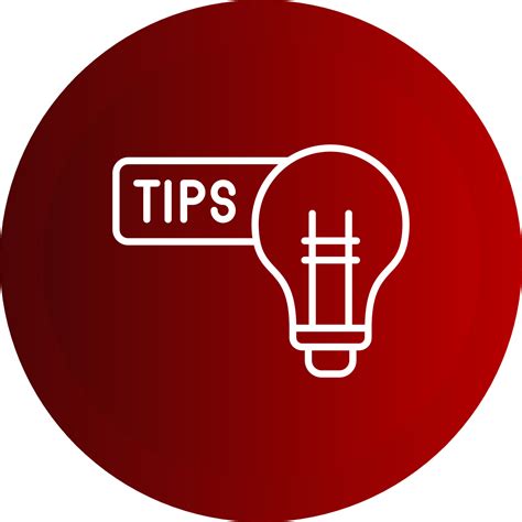 Tips Line Button Icon 48201789 Vector Art At Vecteezy