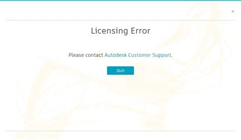 license error message autodesk community