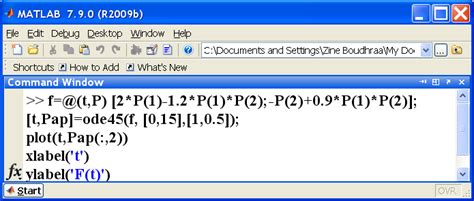 Solved Math 282 Matlab First Order Systemsplease Note