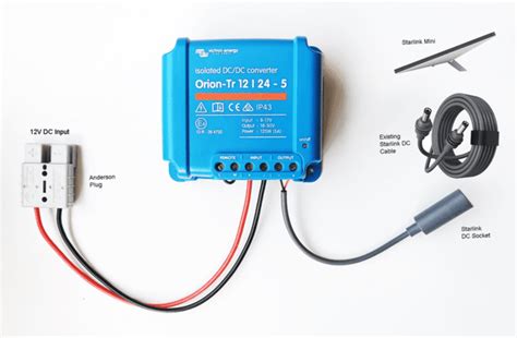 Victron Starlink Mini 12v To 30v Dc Power Supply With Anderson Plug