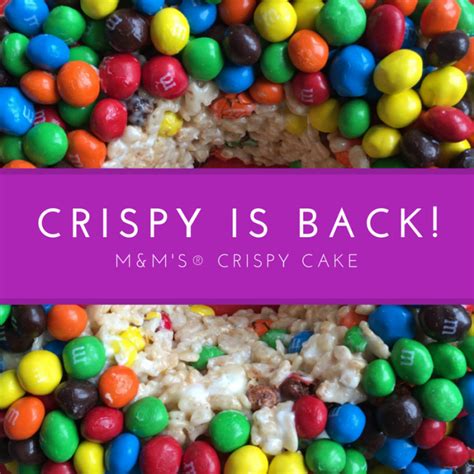 Crispy Is Back With This Mandms® Crispy Cake Recipe ☕ Roasted Beanz