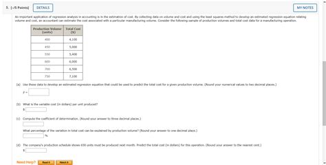 Y B What Is The Variable Cost In Dollars Per Chegg Com