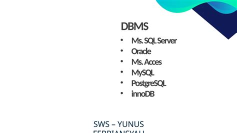 1 Apa Itu Basis Data Materi Sma Smk Pptx