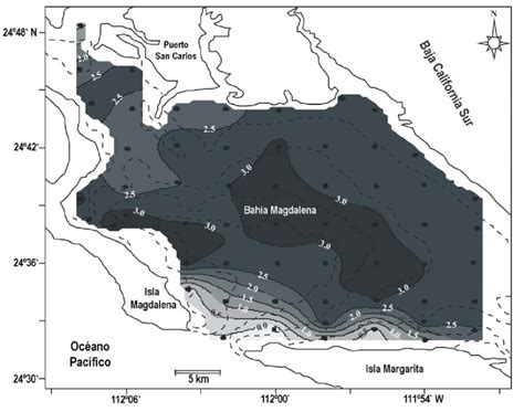 Spatial Distribution Of The Grain Size Phi Units Of Sediments In
