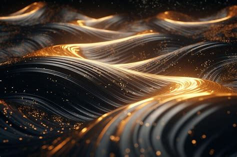 Premium Ai Image Surreal Abstraction Of Temporal Waves And Spatial 00562 01