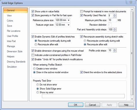 Touring The Solid Edge User Interface