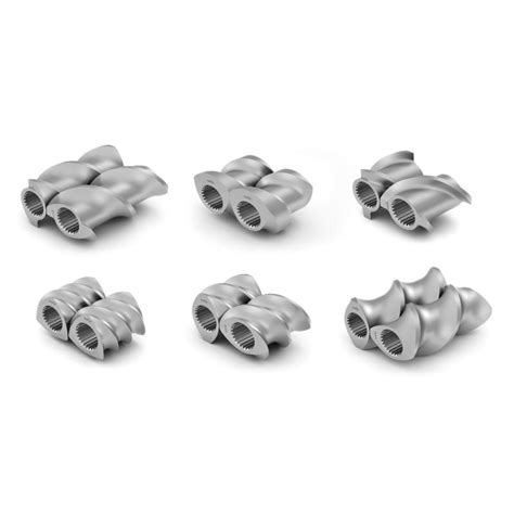 Screw Element Segment For Plastic Extruder Machine Of Battery Diaphragm