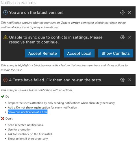 Add Sample Implementation Of Do Not Show Again Option For Every Notification · Issue 5141
