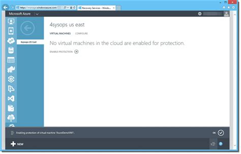 Enabling Azure Site Protection 4sysops