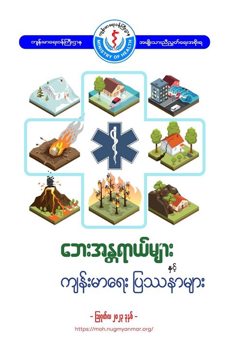 ဘေးအန္တရာယ်များနှင့် ကျန်းမာရေးပြဿနာများ Disaster And Health Problems Ministry Of Health