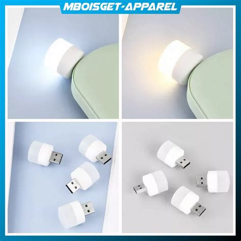 Jual Mboisget Usb Led Bohlam Oobest Lampu Bohlam Light Mini Usb Warm White 3000k Cool White