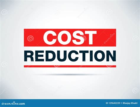 Cost Reduction Abstract Flat Background Design Illustration Stock Illustration Illustration Of
