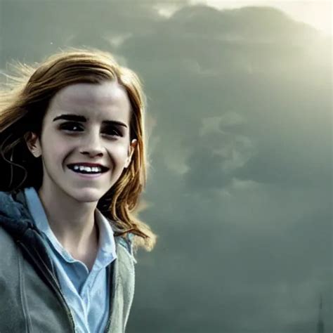 Still Of Emma Watson As Hermione Granger Smiling Stable Diffusion