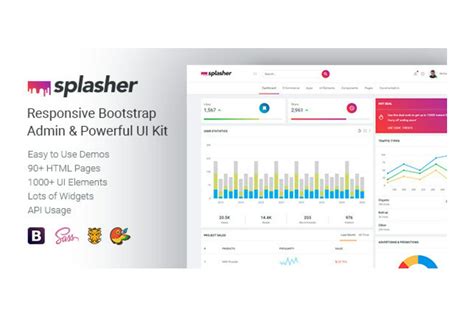 Splasher Responsive Bootstrap Admin Responsive Bootstrap Admin Powerful UI Kit Prime Access