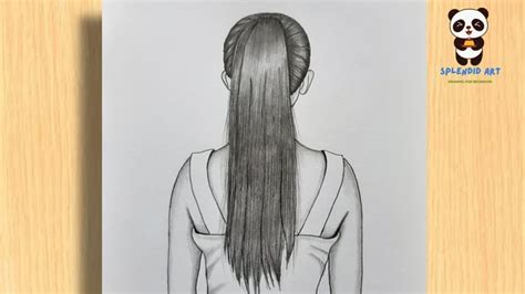 Sketch Girl Back