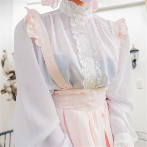 Pastel Pink Suspender Frilly Skirt Japan Japanese Lizlisa Liz Lisa