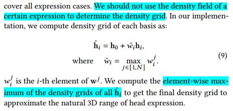 Question About Expression Aware Density Grid Update Strategy Issue Ustc Dv Nerfblendshape