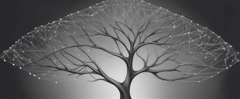 256 Point Hierarchical Data Node Network As Pedigree Tree With Dark