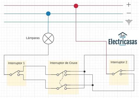 Circuito Conmutador 6 Ejemplos De Uso Conmutador De Cruzamiento 【 Electricasas