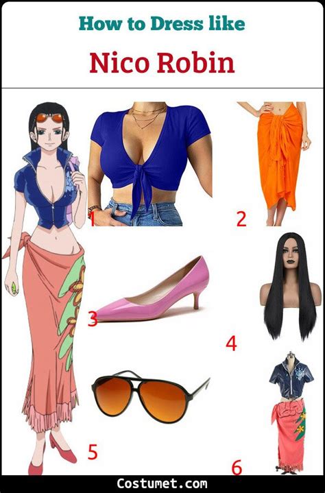 Nico Robin One Piece Costume For Halloween One Piece Cosplay Robin