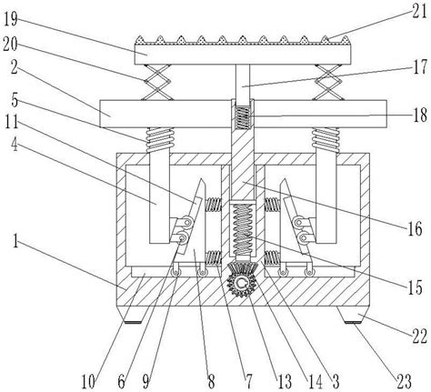 一种纺织机械用的支撑装置的制作方法