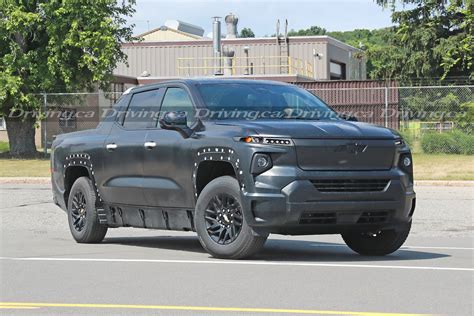 Spied Chevrolet Silverado Ev Spotted Prowling The Streets Driving
