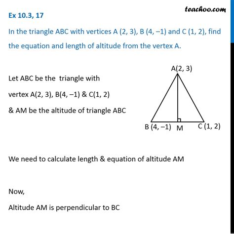 ex 9 3 16 in abc vertices a 2 3 b 4 1 c 1 2