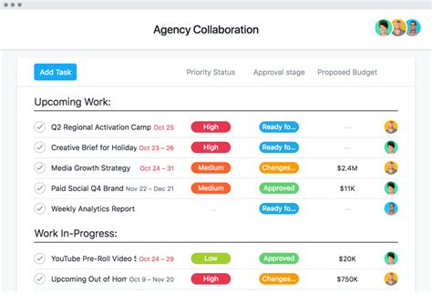 Asana Project Templates