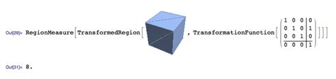 plotting a transformed region only works with integer inputs