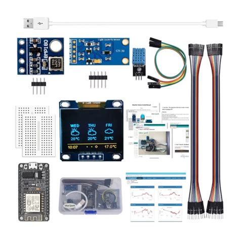Esp8266 Temperature Humidity Weather Station Atmosphetic Pressure Light