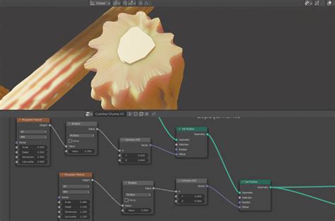 Texturing How Limit The Musgrave Texture Effect In The Mesh On
