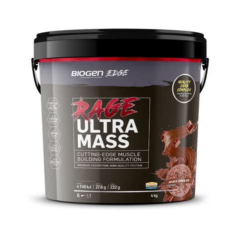 Biogen Rage Ultra Mass 4kg Assorted