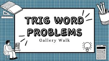 Trigonometry Word Problems Angle Of Elevation Depression Gallery Walk