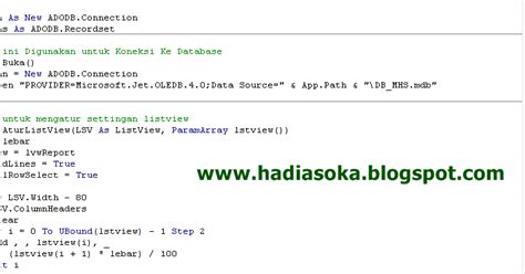 Menampilkan Data Pada List View Programing Software Ebooktutorial