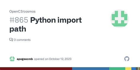 Python Import Path · Issue 865 · Openc3cosmos · Github
